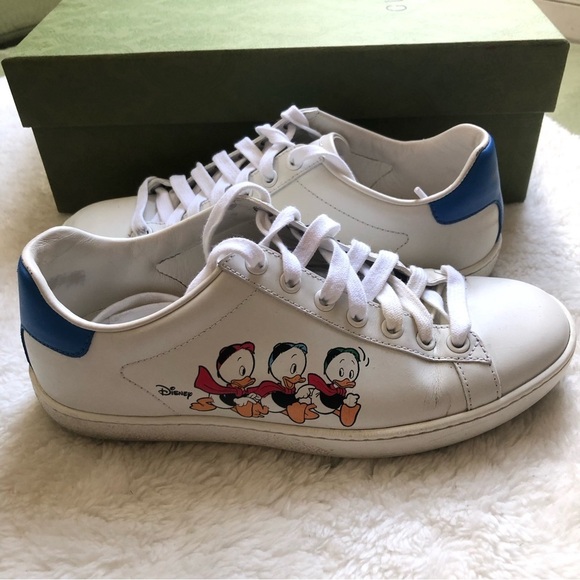 Gucci | Shoes | Gucci X Disney Size 36 Us 6 Huey Dewey Louie Ace ...